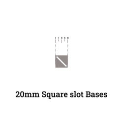 Plastic Square Bases – Wargame Base World