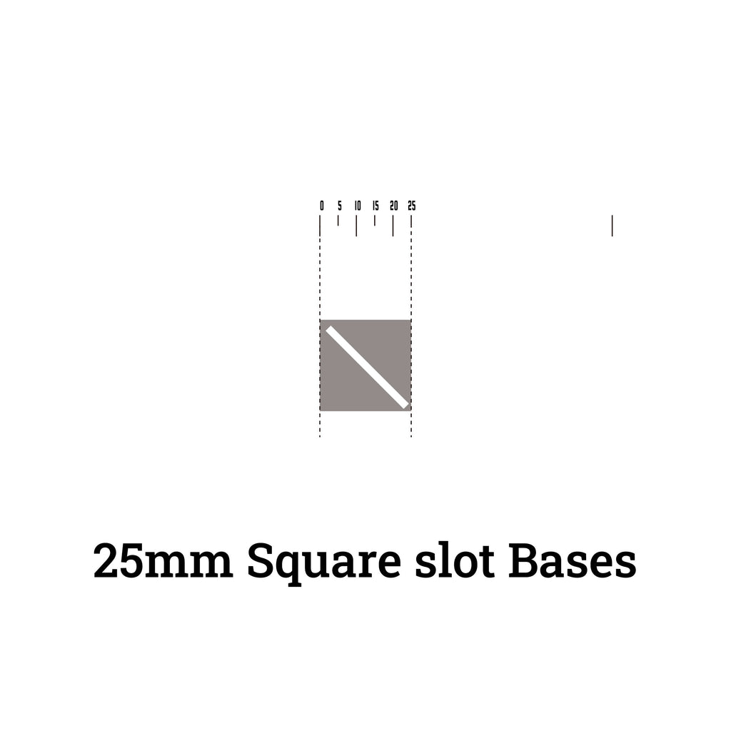 Plastic Square Bases – Wargame Base World