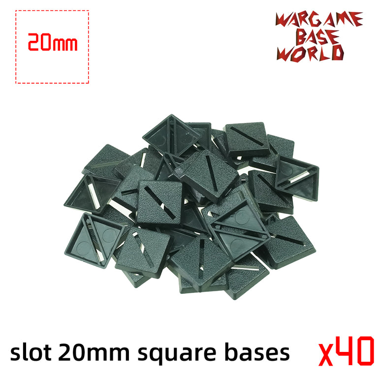 Plastic Square Bases – Wargame Base World